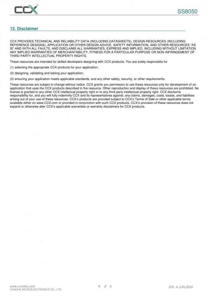 SS8050 datasheet page 6