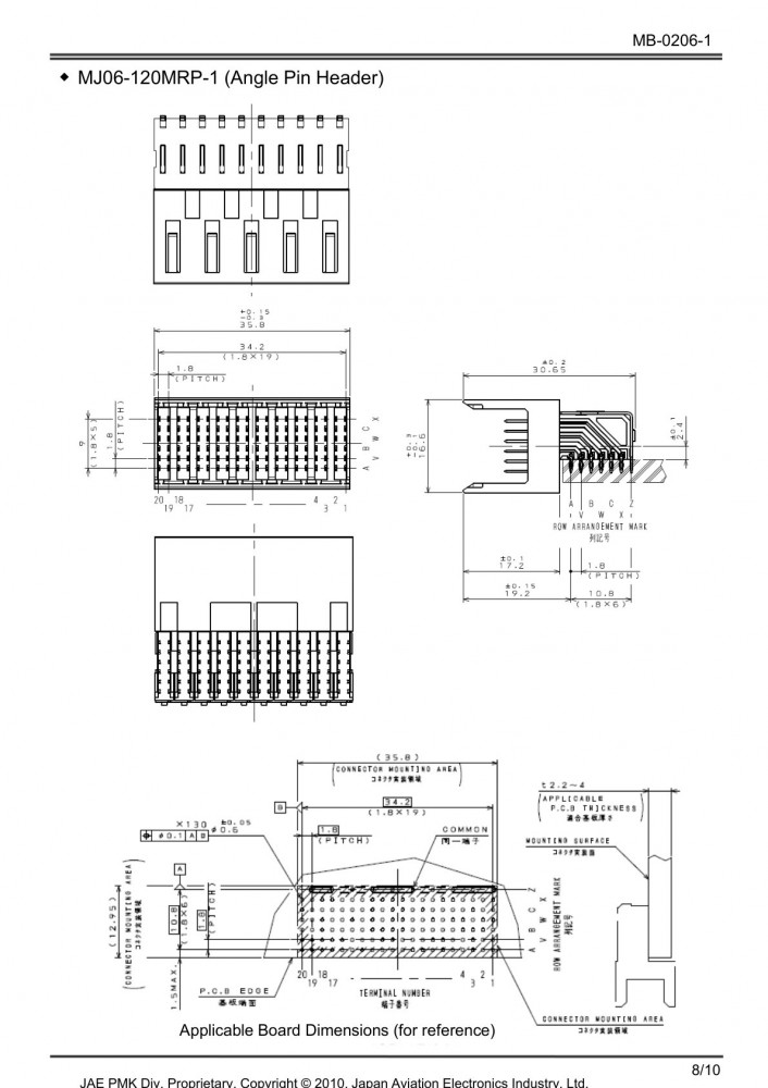 MJ06 Series technical document page 8