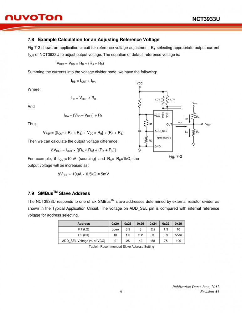 NCT3933U datasheet page 10
