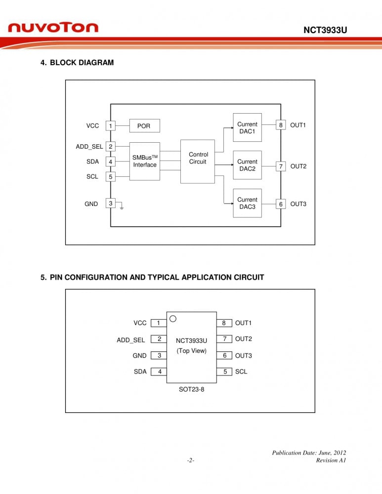 NCT3933U datasheet page 6