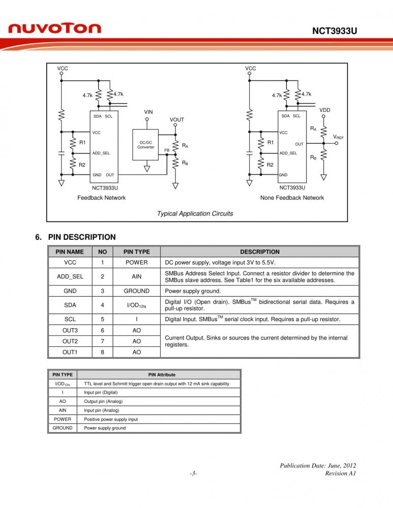 NCT3933U datasheet page 7