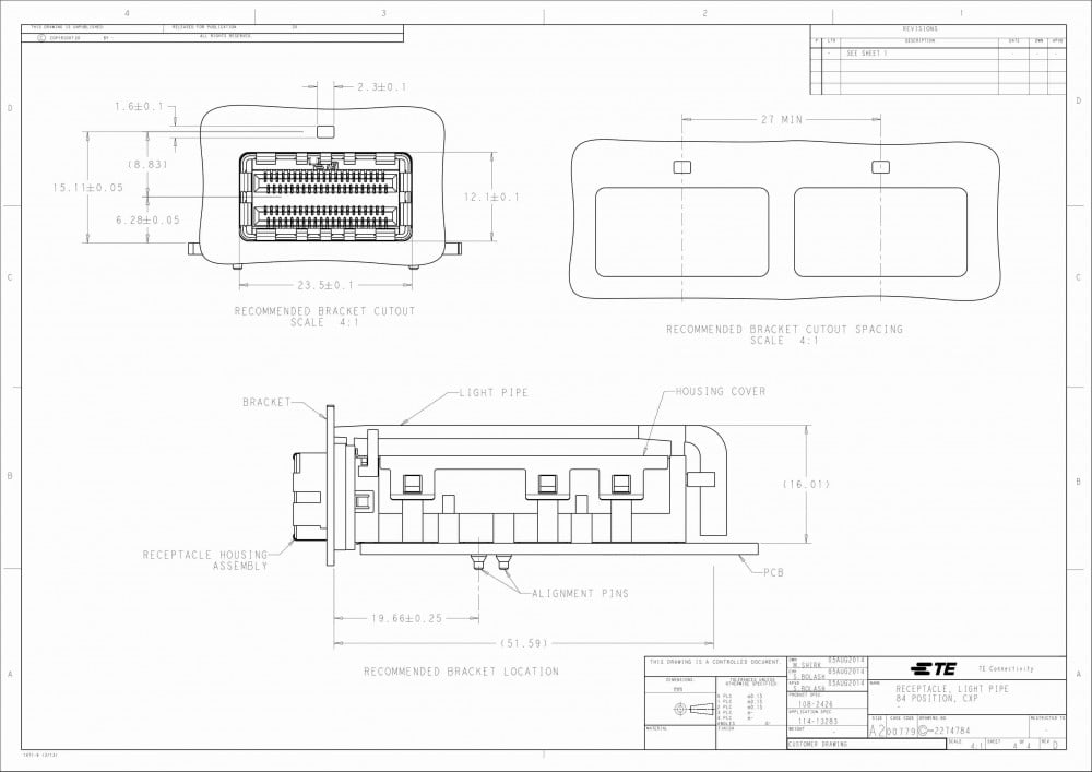 TE Connectivity 2274784-3 drawing page 4