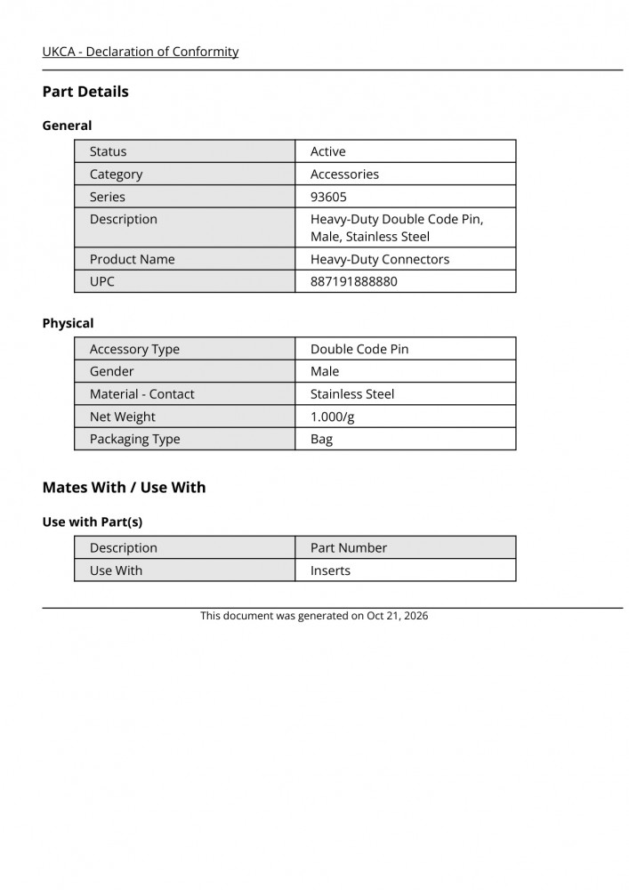 MOLEX 936050016 product document image, page 2
