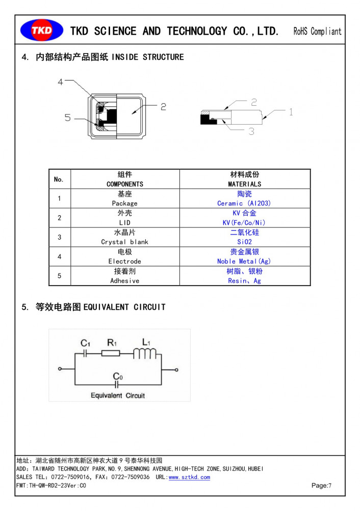 TKD SX20Y024000BC1T001 specification page 7