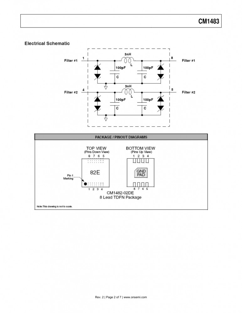 CM1483 datasheet page 3