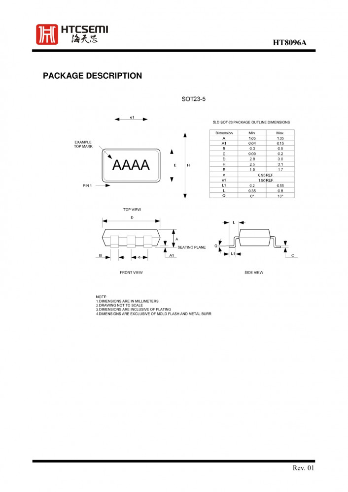 HT8096ARTZ datasheet page 6