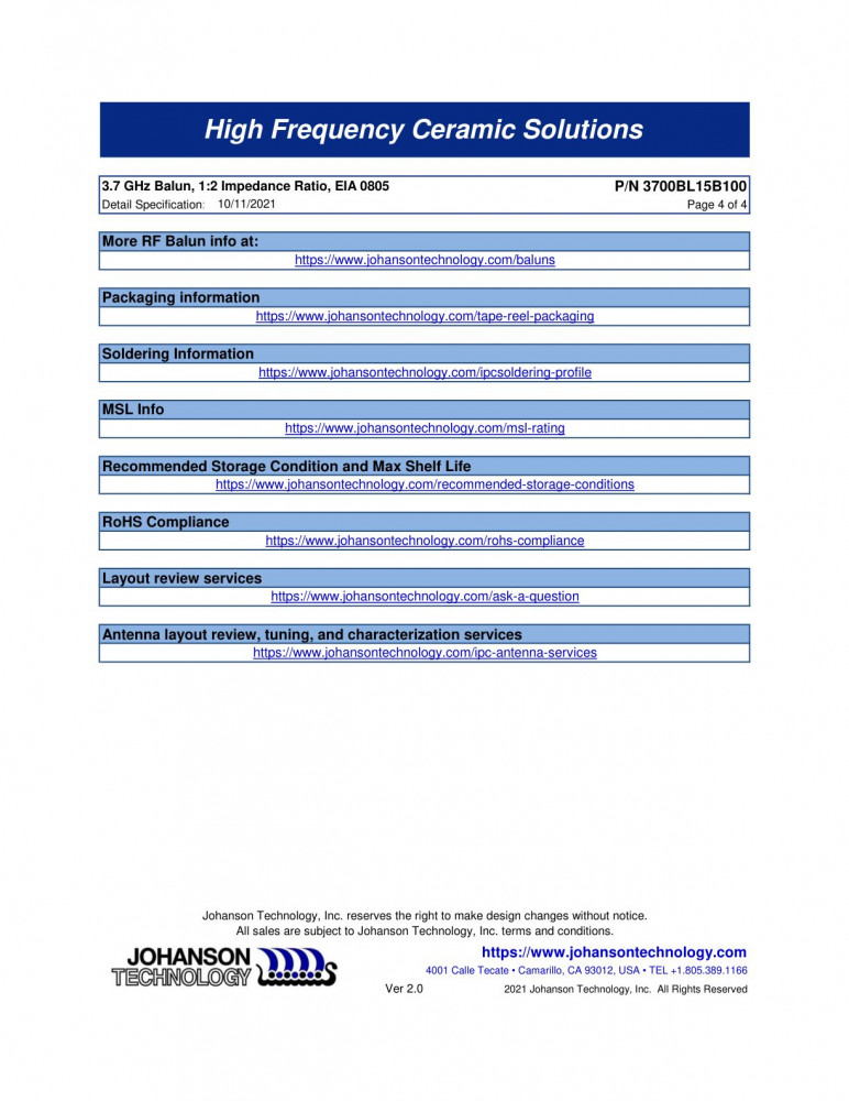 3700BL15B100E datasheet page 4