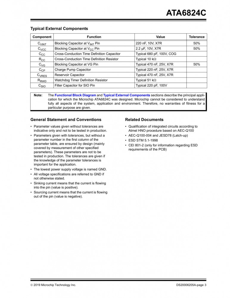 ATA6824C datasheet page 3