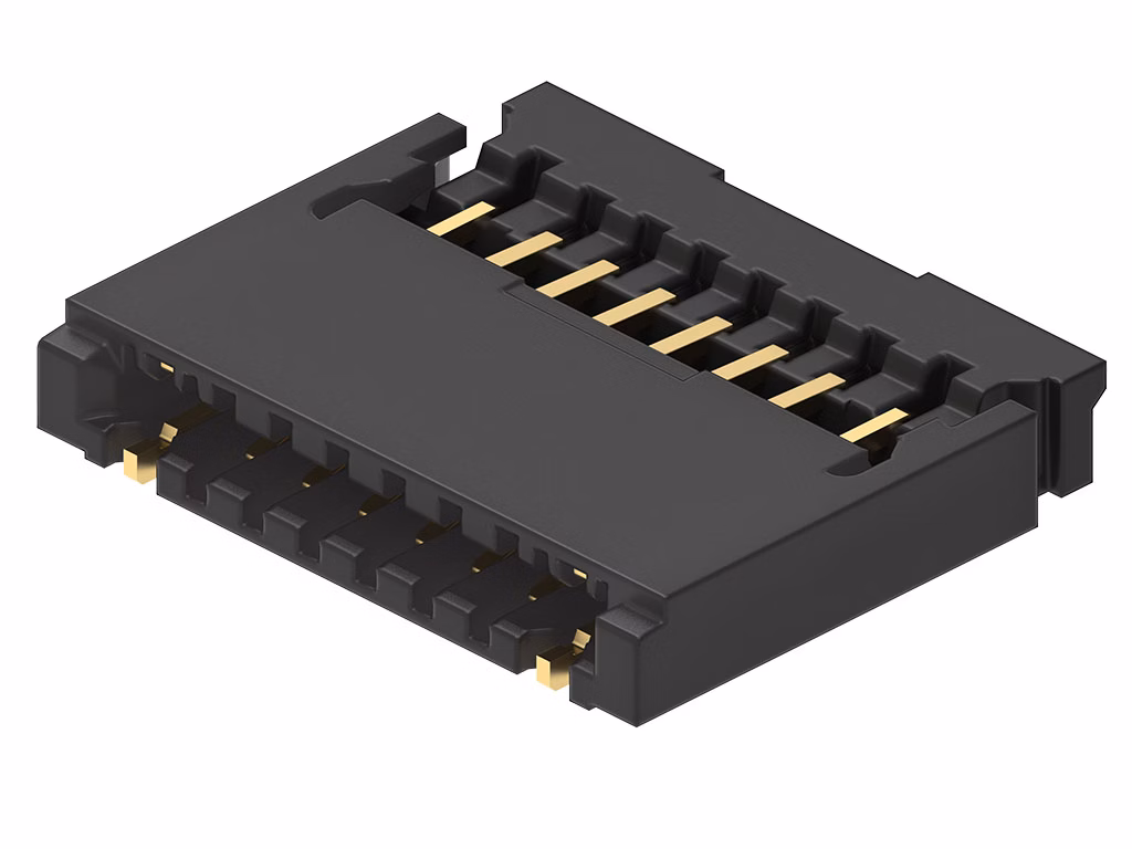 Easy-On FFC/FPC Connector, 0.50mm Pitch, FlatLock Series, Right-Angle, Dual Contact, 0.90mm Height, 6 Circuits, Gold Plating for sale
