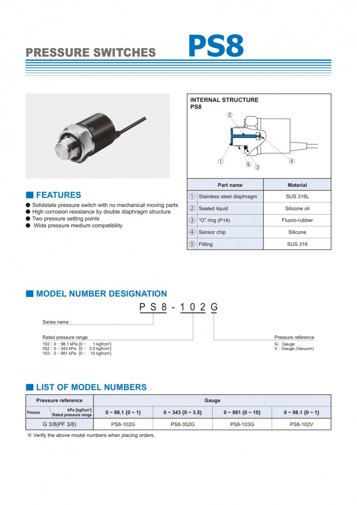 Nidec PS8 technical document page 1