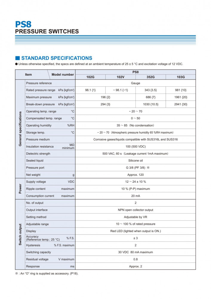 Nidec PS8 technical document page 2