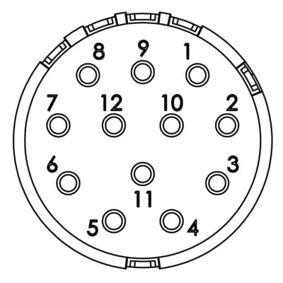 WEIDMULLER 1047950000 Circular Connector Housing