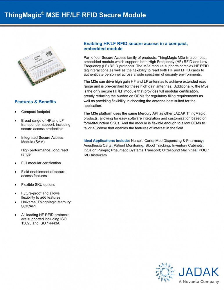 PLT-RFID-M3E-X technical document page 1
