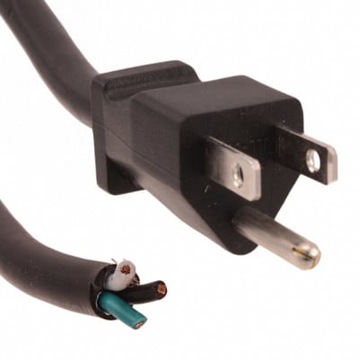 CNC Tech 800-1801-2-SJT0-BL-00200-2 Power Line Cable Assembly