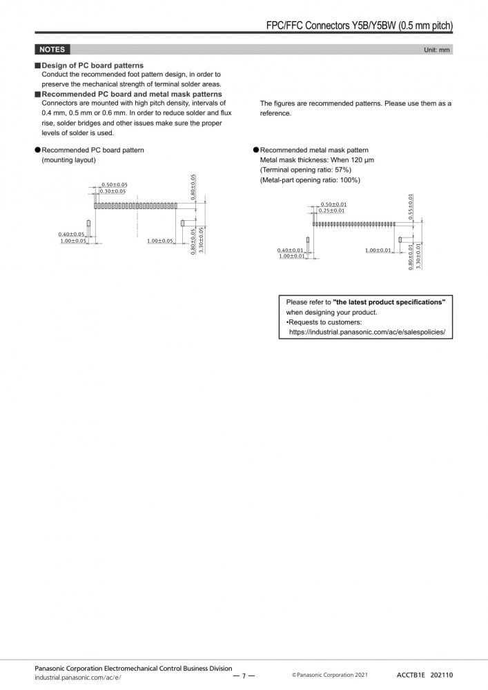 AYF530435 datasheet page 7