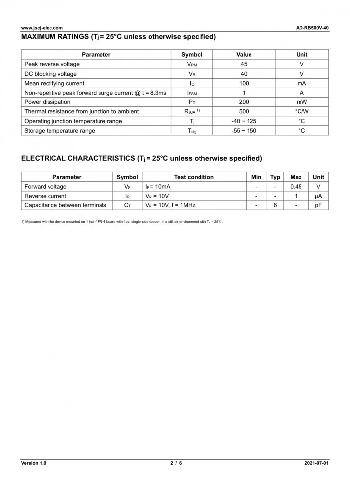 AD-RB500V-40 datasheet page 2