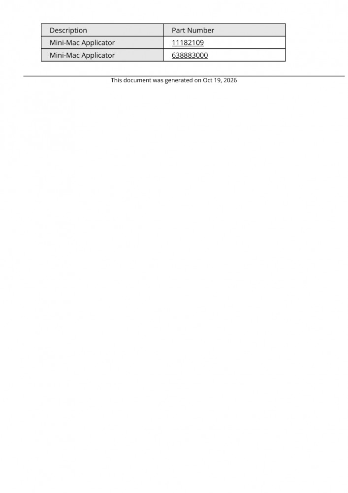 Tooling document preview, page 3