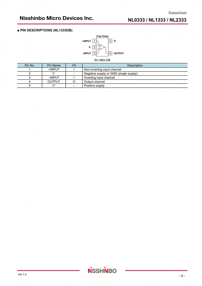 NL0333 datasheet page 4