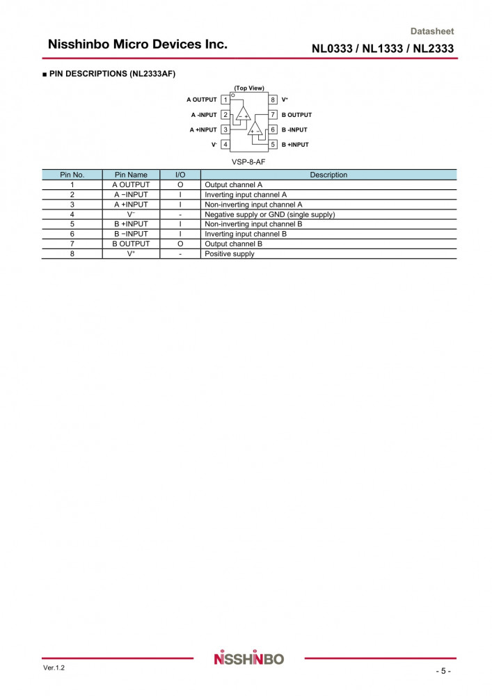 NL0333 datasheet page 5