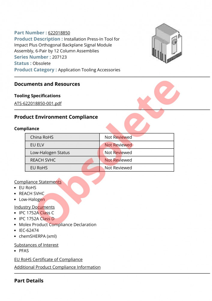 622018850 tooling document, page 1