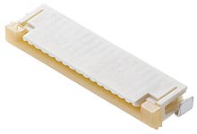 Easy-On FFC/FPC Connector, 1.00mm Pitch, Slider Series, Right-Angle, Top  Contact, 2.70mm Height, 23 Circuits, Tin-Bismuth Plating for sale