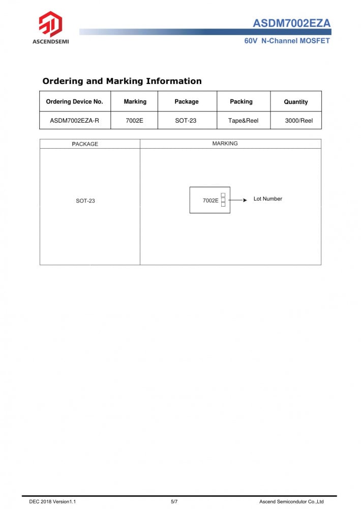 ASDM7002EZA-R datasheet page 5