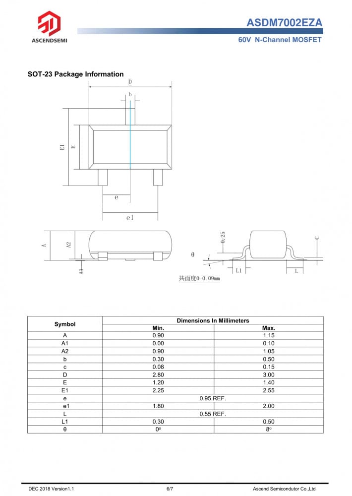 ASDM7002EZA-R datasheet page 6