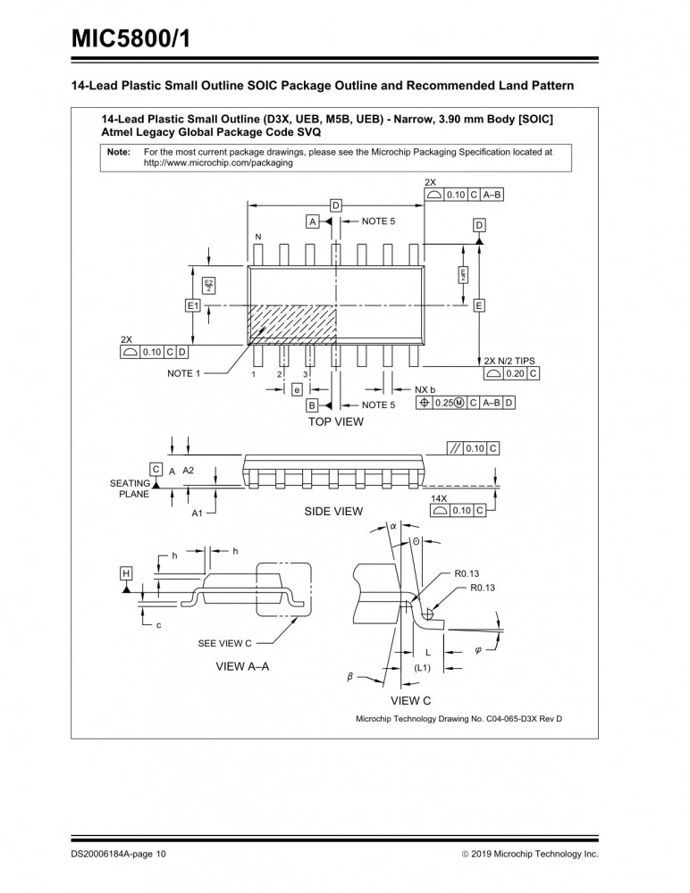 MIC5801 technical document page 10