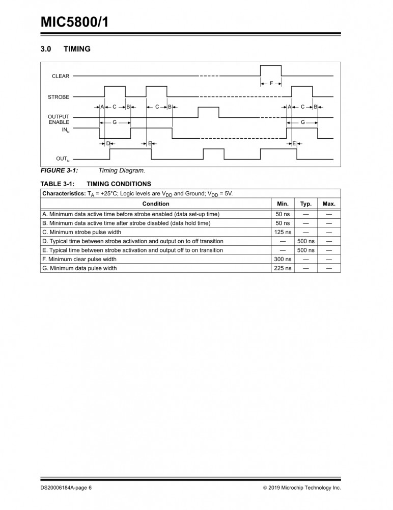 MIC5801 technical document page 6