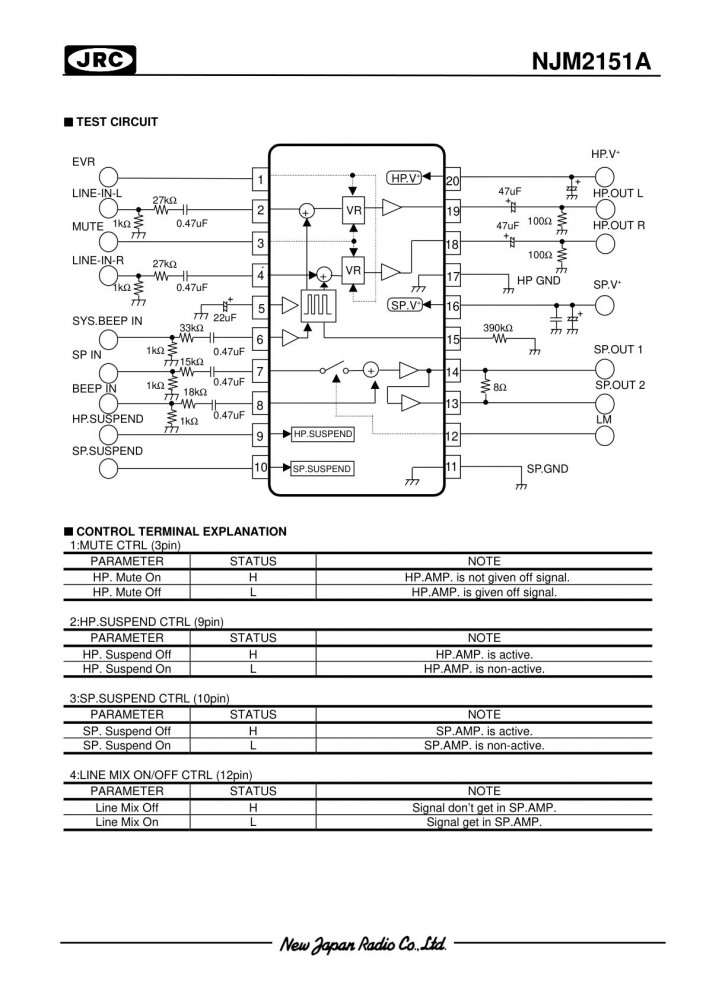 NJM2151A datasheet page 6