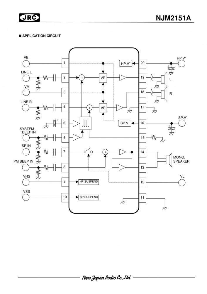 NJM2151A datasheet page 7