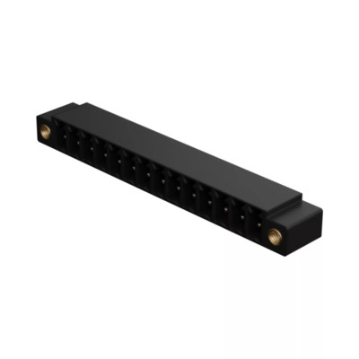 3.81mm Pitch Eurostyle Right-Angle PCB Header, with Threaded Retention Inserts, 14 Circuits for sale