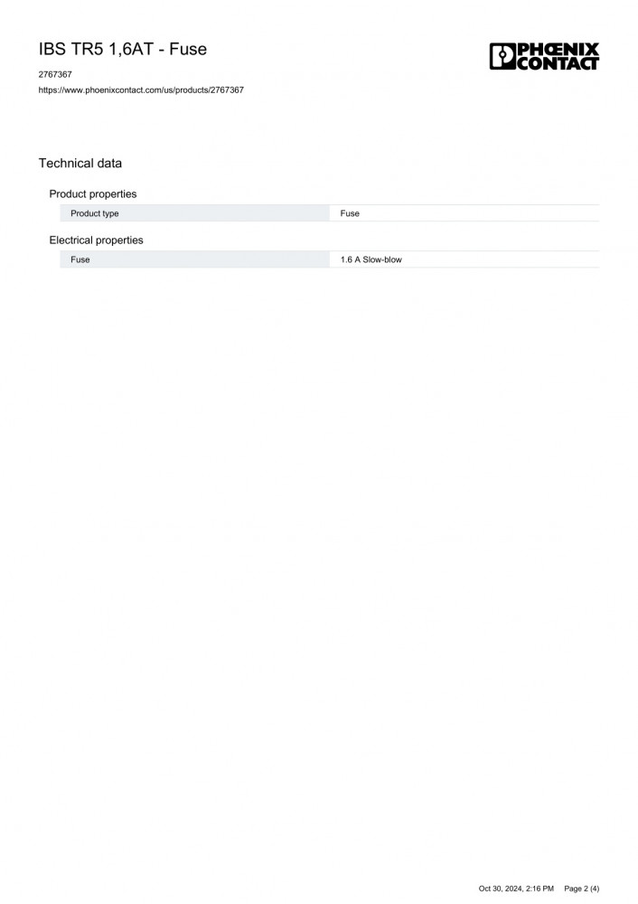 Phoenix Contact 2767367 document page 2