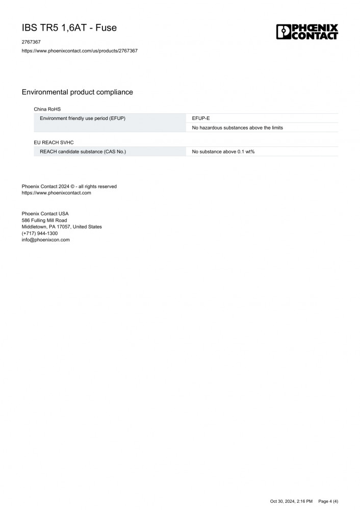 Phoenix Contact 2767367 document page 4