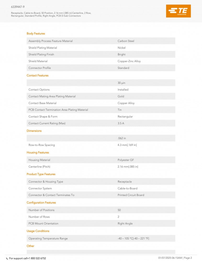 6339447-9 technical document page 2