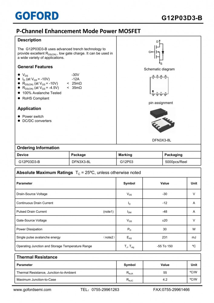 G12P03D3-B datasheet page 1