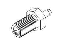 SMP Plug, Straight, Limited Detent, PCB, Surface Mount, One Piece Per Bag, 50 Ohms