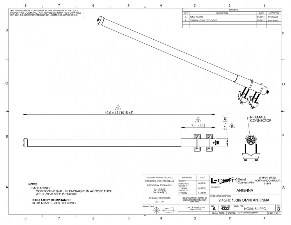 HG2415U-PRO-5PK technical document page