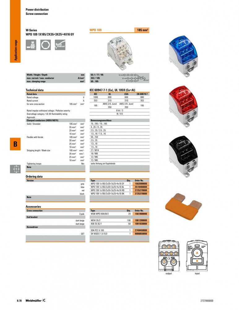 WEIDMULLER 2519490000 technical document page 5