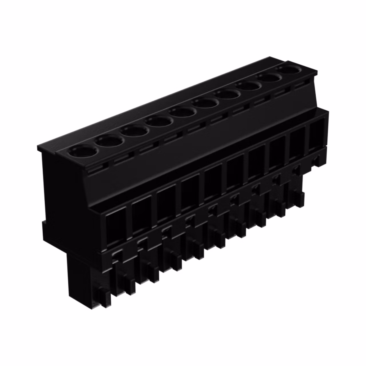 3.81mm Pitch Eurostyle Vertical Plug, Front Wire Entry, 10 Circuits for sale