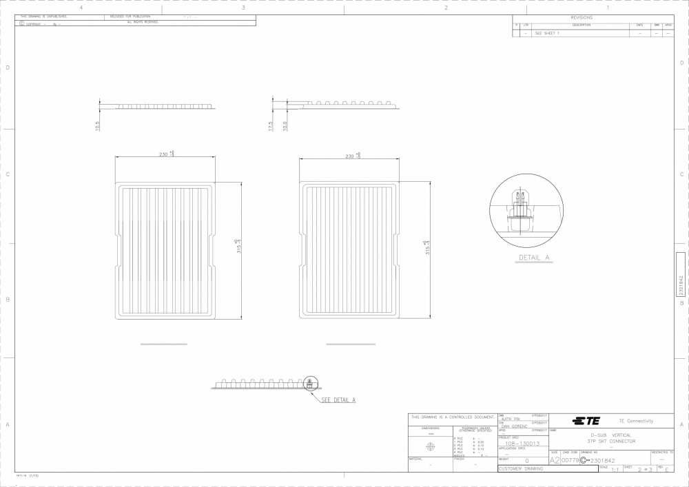 TE Connectivity 2301842-1 drawing page 2