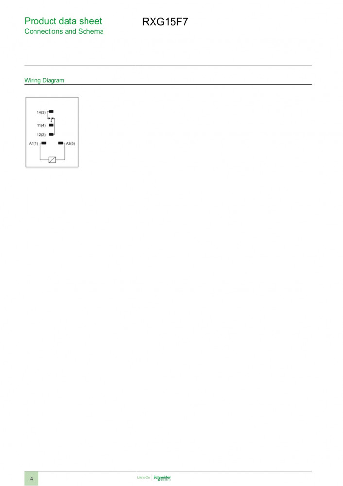 RXG15F7 technical document page 4