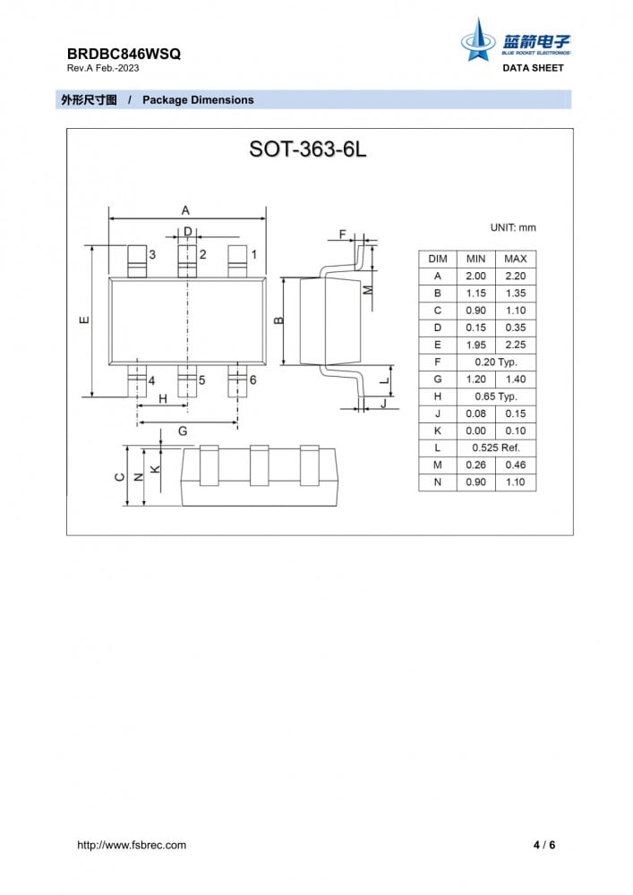 BRDBC846WSQ datasheet page 4