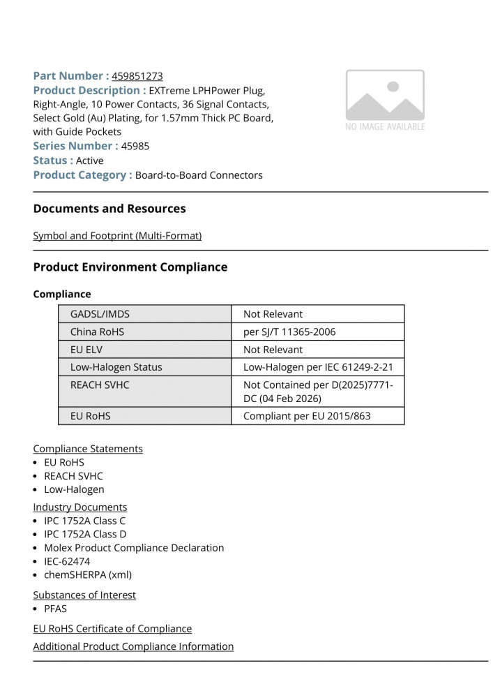 Product document image, page 1
