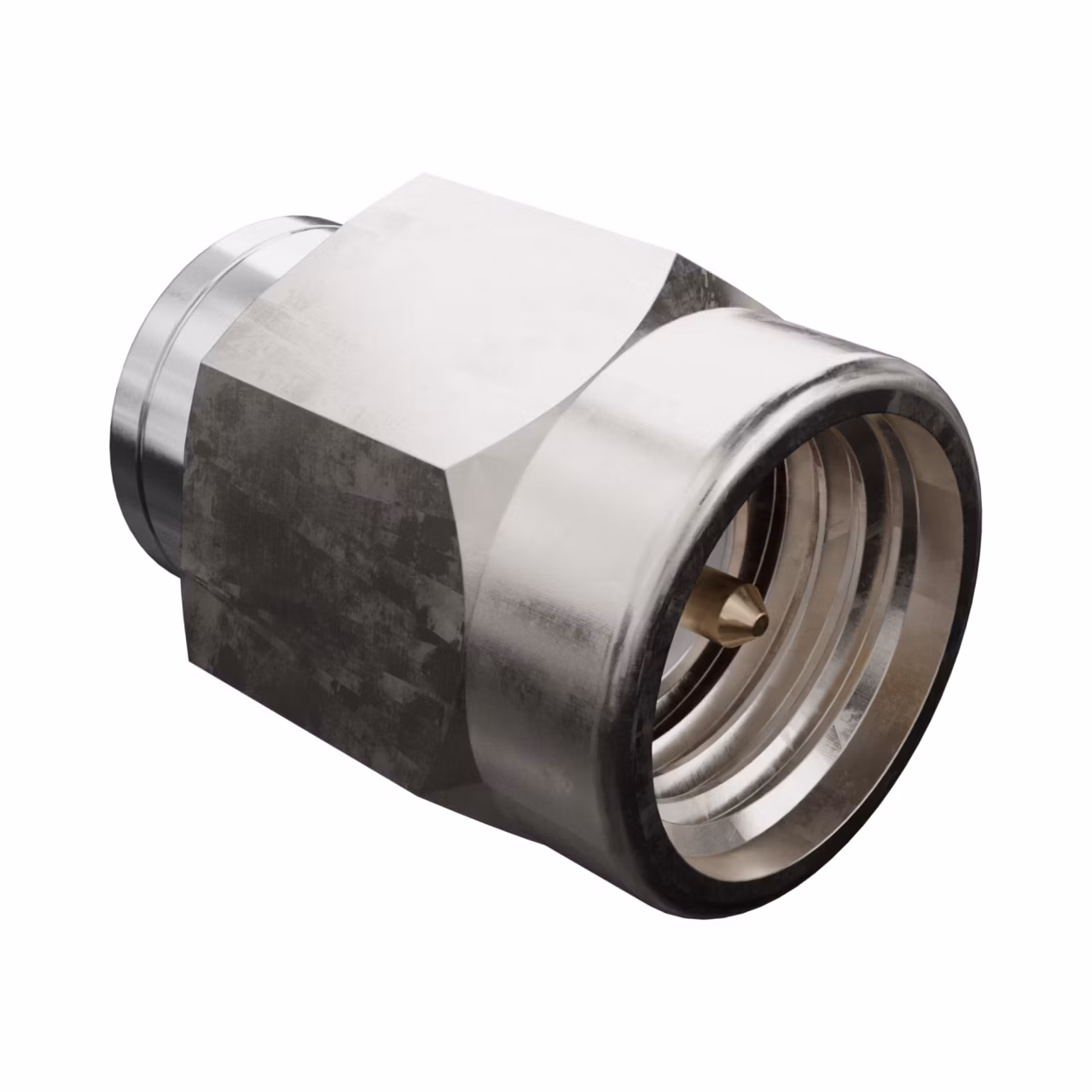 MCRF Jack-to-SMA Plug, Between-Series Adapter, One Piece Per Bag, 50 Ohms for sale