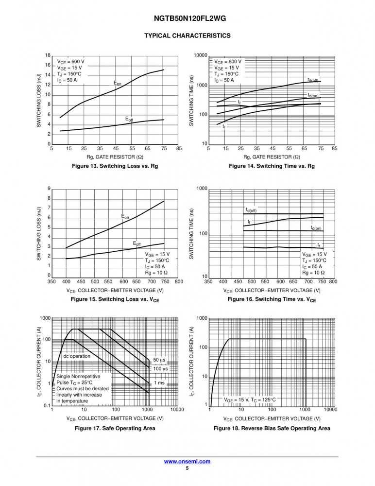 NGTB50N120FL2WG datasheet page 5