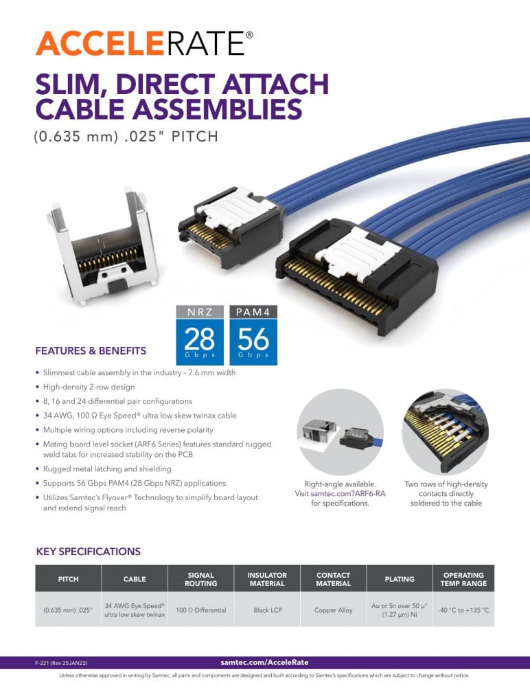 ARF6-16-S-RA-TR technical document page 1