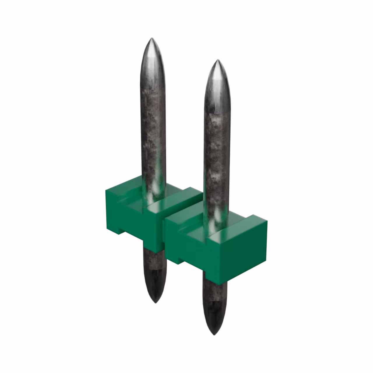 3.50mm Pitch Eurostyle Vertical PCB Pin Header, Breakable, 2 Circuits for sale