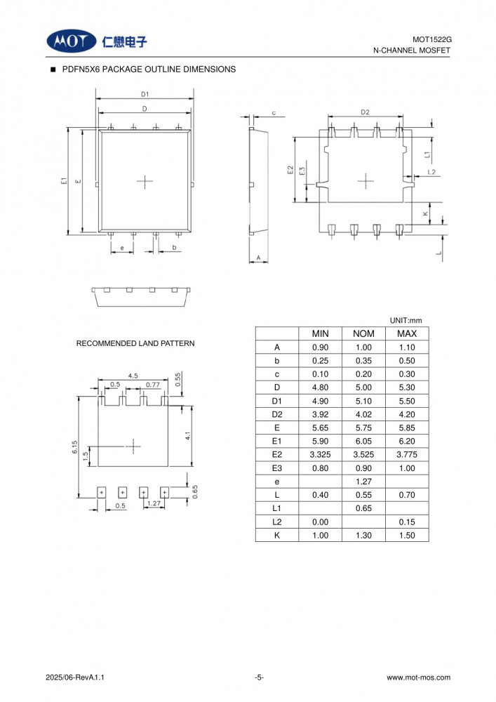 MOT1522G datasheet page 5