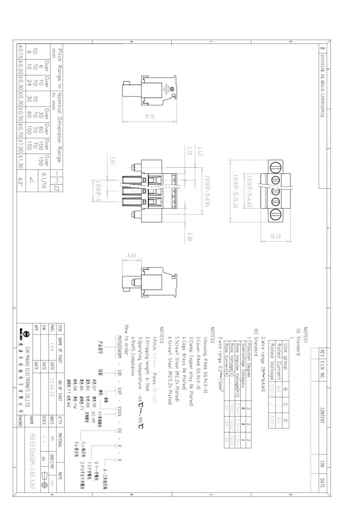 MX15EDGKBM-3.81-07P-GN01-Cu-Y-A technical drawing